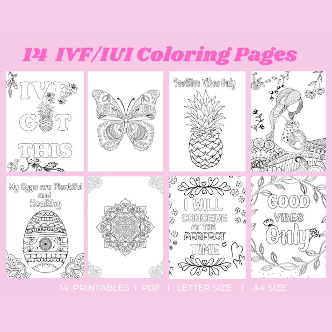Printable Fertility Coloring Pages – LynnNicole Creations